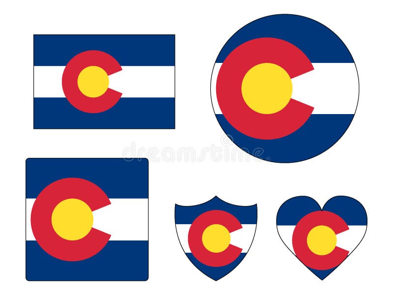 Colorado Flags Stock Illustrations – 705 Colorado Flags Stock ...