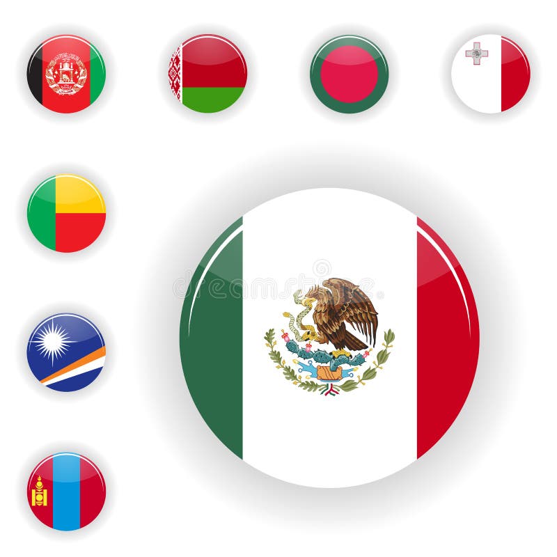 200 Flags set of the world stock vector. Illustration of america - 75599725