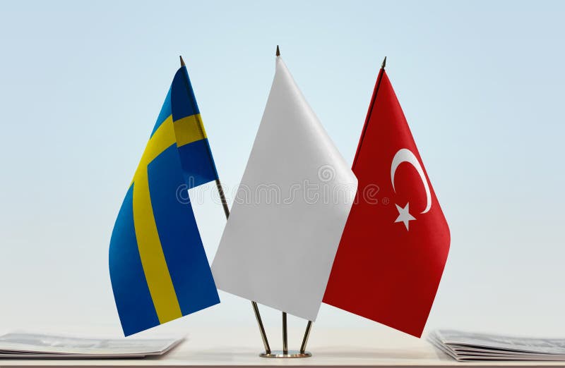 Flags of Sweden and Turkey stock image. Image of congress - 118991131