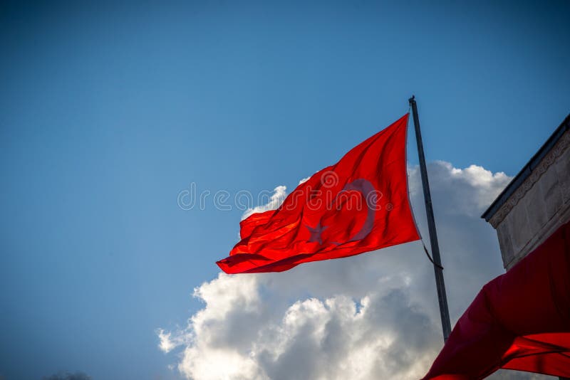 Flags Turkey stock photo. Image of architecture, religion - 123657176