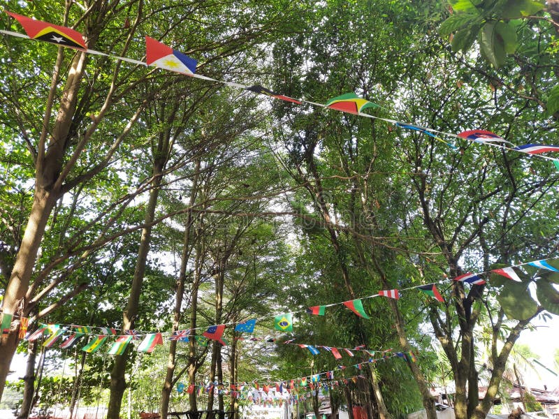 Flags of Various Countries in the World Editorial Stock Image - Image ...
