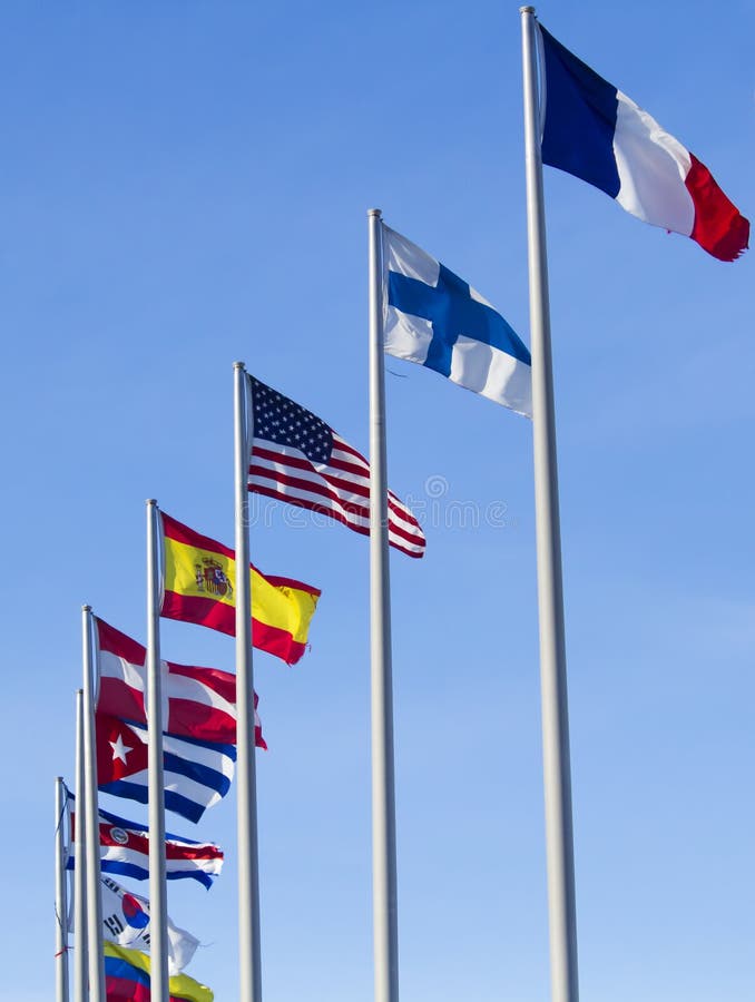The rainbow of flags stock photo. Image of rainbow, flag - 2517756