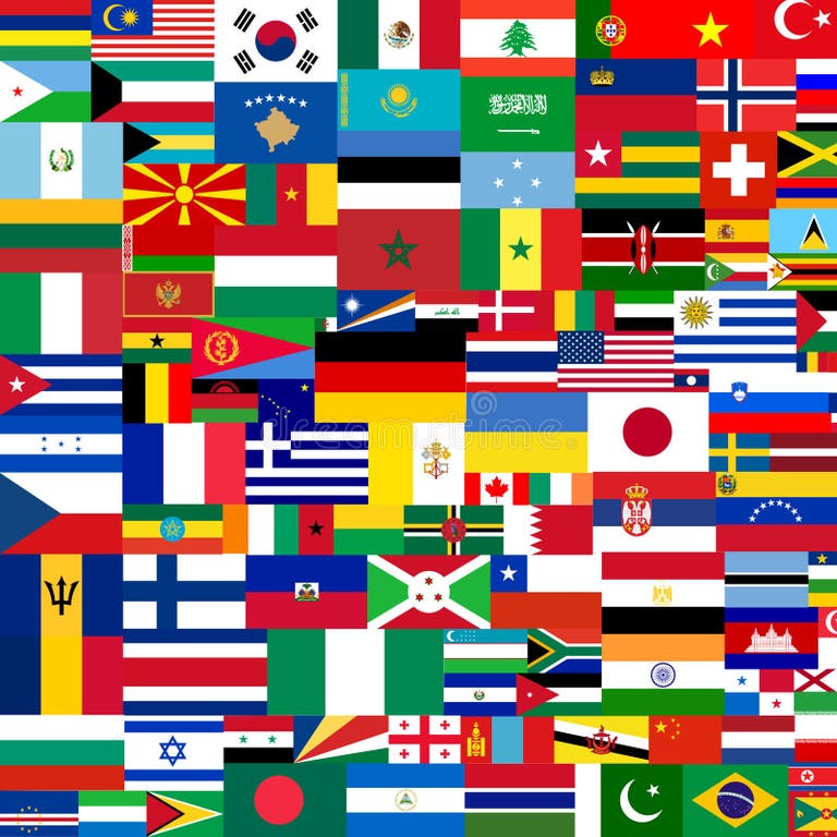 World Flags Continents Stock Illustrations – 1,133 World Flags ...