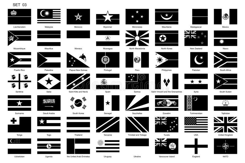 Flags of the world stock vector. Illustration of location - 322194777