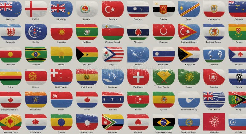 Flags of the World: a Collection of 80 National and Subnational Flags ...