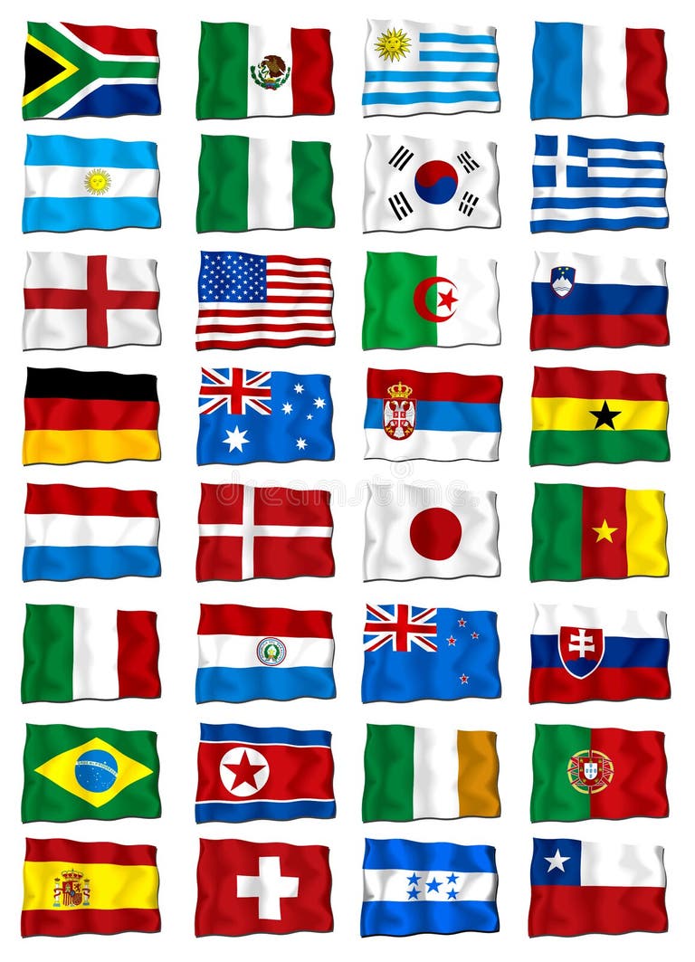 Flags World Cup Stock Illustrations – 6,864 Flags World Cup Stock ...