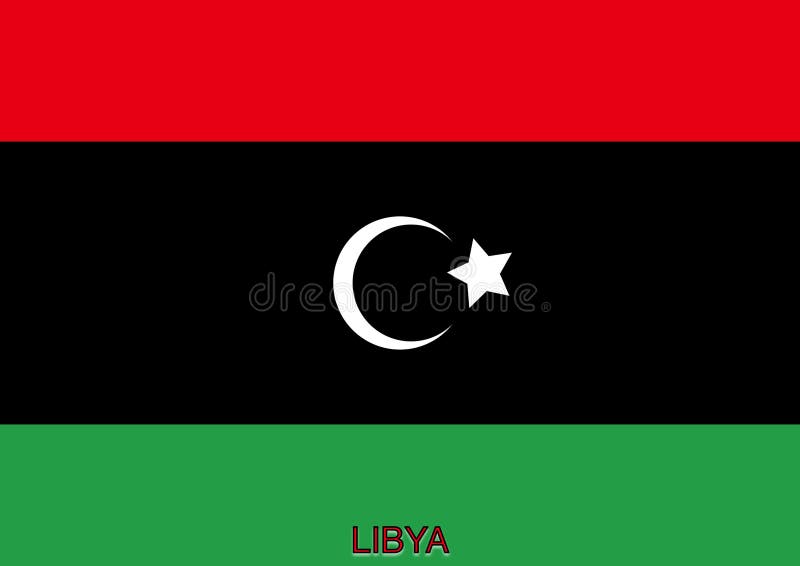 Flags of the World for School with Name State of Libya Stock ...