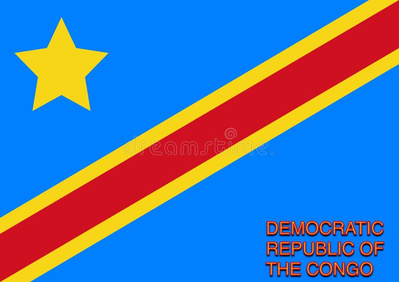 Flags of the World for School with Name, Democratic Republic of the ...