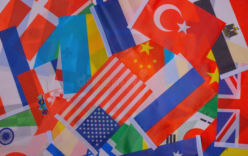 Flags of the World. Unity. Olympic Games Stock Photo - Image of ...