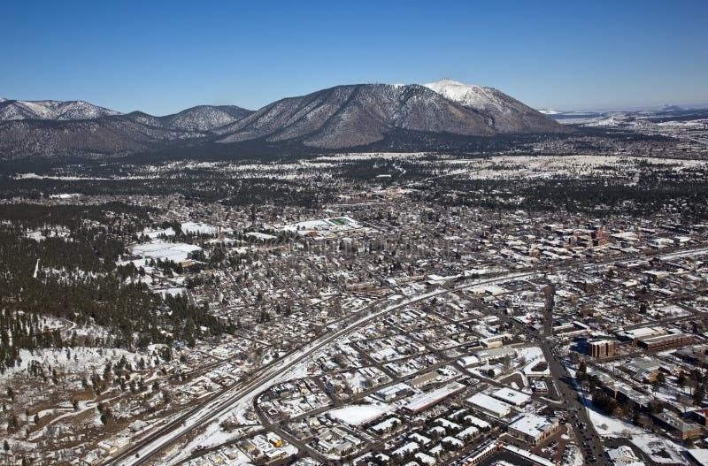 Flagstaff, Arizona stock image. Image of sunset, route - 27443893