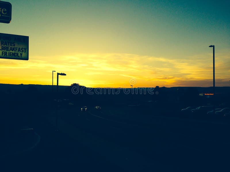 Flagstaff sunset editorial photo. Image of flagstaff - 43121836