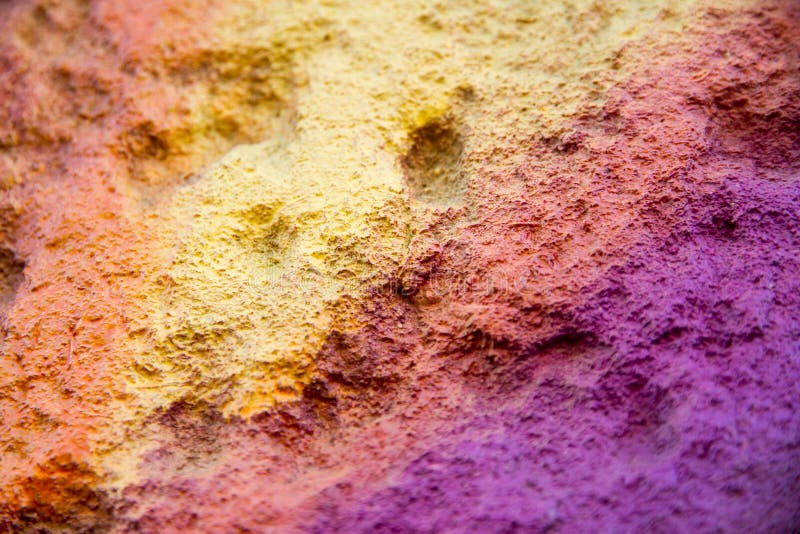 Flagstone Painted with Bright Colors. Stock Photo - Image of reflex ...