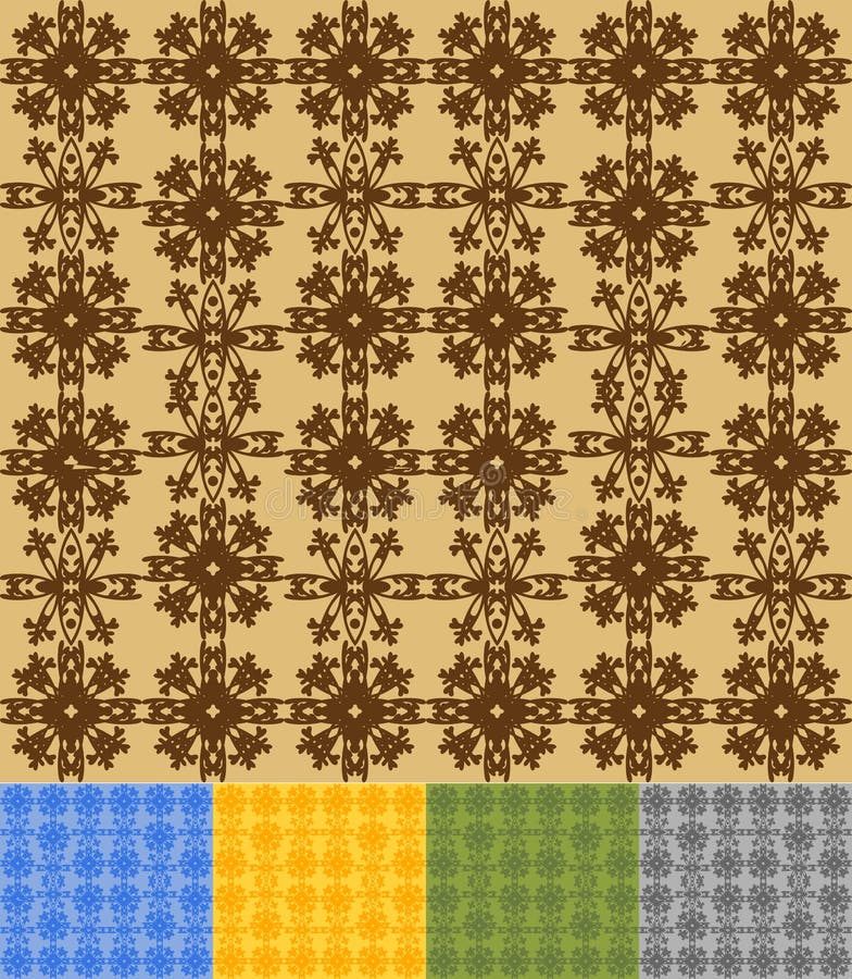 Flake pattern stock vector. Illustration of green, paper - 7138033