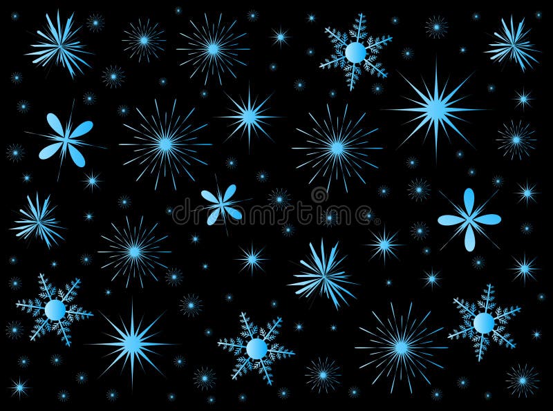 Flakes stock vector. Illustration of abstract, cold, celebration - 7372233