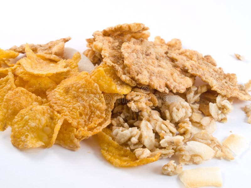 Flakes mix stock photo. Image of mixture, muesli, vitamin - 4083332