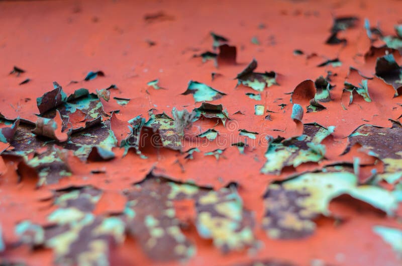Flaking paint metal stock image. Image of chipped, abstract - 94563843