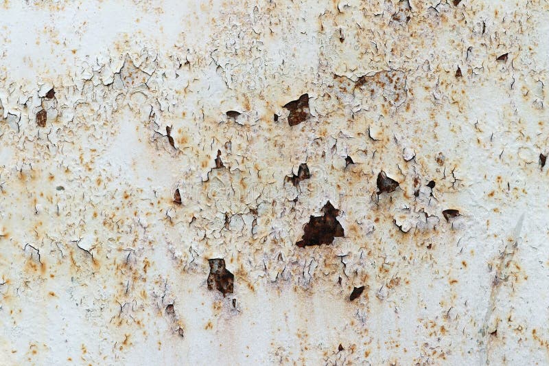 Flaking Paint from the Metal Surface Stock Image - Image of material ...
