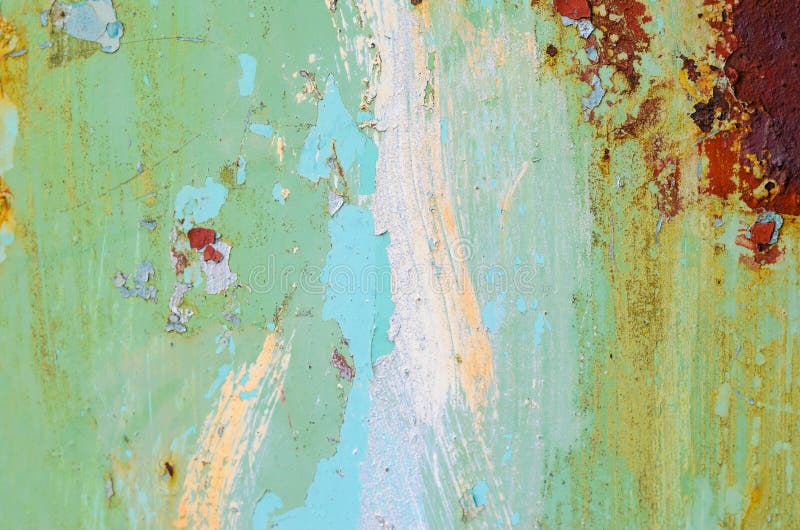 Flaking Paint Metal Texture Stock Image - Image of green, crackle: 94563989