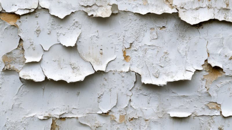 Flaking White Paint on a Weathered Surface Stock Illustration ...