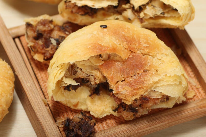 Flaky Pastry Chinese Snacks Stock Image - Image of snacks, pickled ...