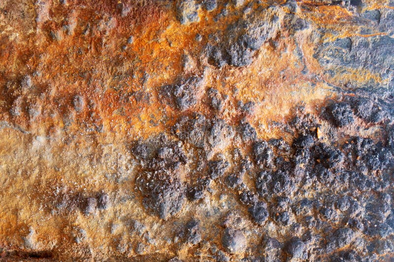 Flaky Rust Texture. Aged Iron Surface in Detail Stock Image - Image of ...