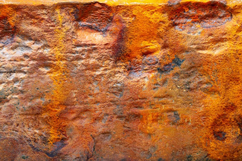 Flaky Rust Texture. Aged Iron Surface in Detail Stock Photo - Image of ...