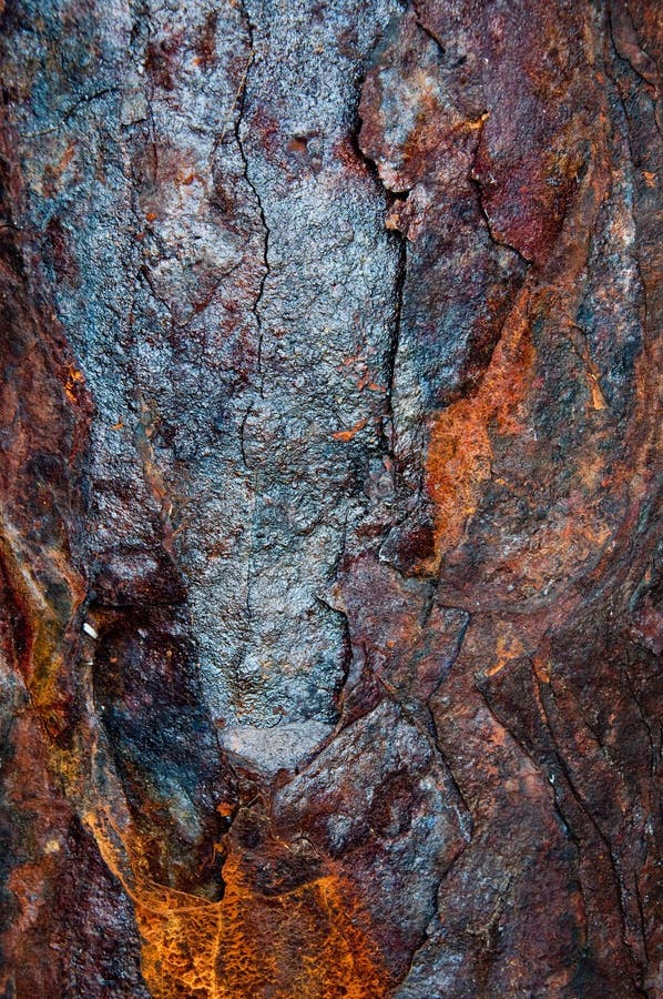 Rust forming on Iron Plate stock image. Image of peeling - 4718355