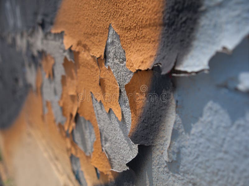 Flaky wall 1 stock image. Image of texture, orange, cement - 75973467