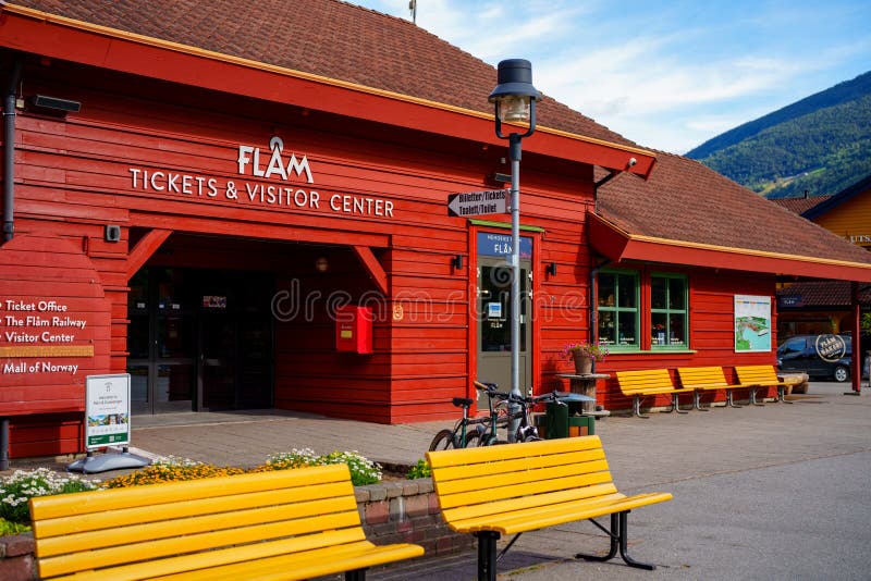 Flam Tickets and Visitor Center Editorial Photo - Image of visitor ...