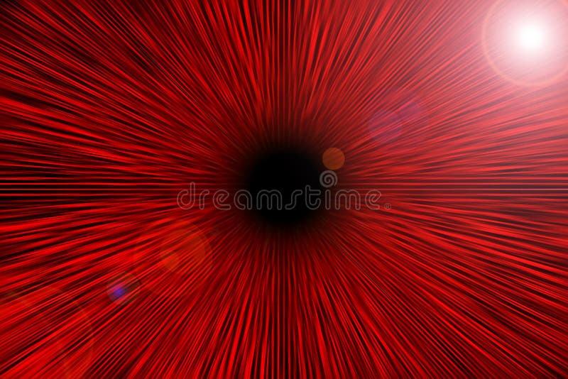 Flama Roja - Rayos, Que Irradian Del Calabozo Stock de ilustración ...