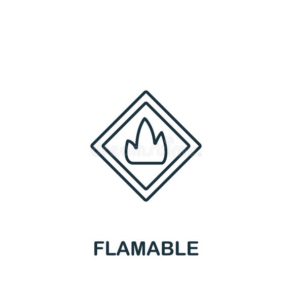 Flamable Symbol Stock Illustrations – 91 Flamable Symbol Stock ...