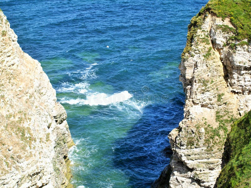 Flamborough Head East Coast UK. Stock Image - Image of east, caves ...