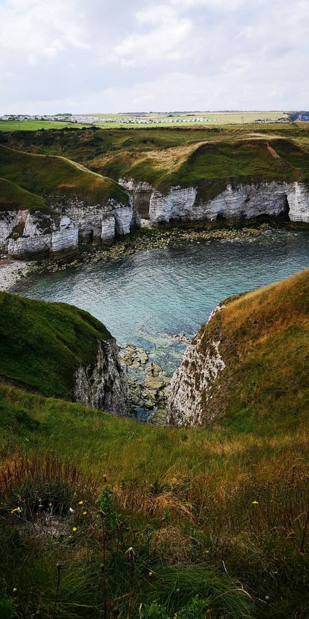 Flamborough Head Sea View and Sea Caves Stock Photo - Image of head ...