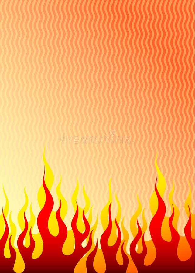Flames illustration stock illustration. Illustration of zoom - 499564