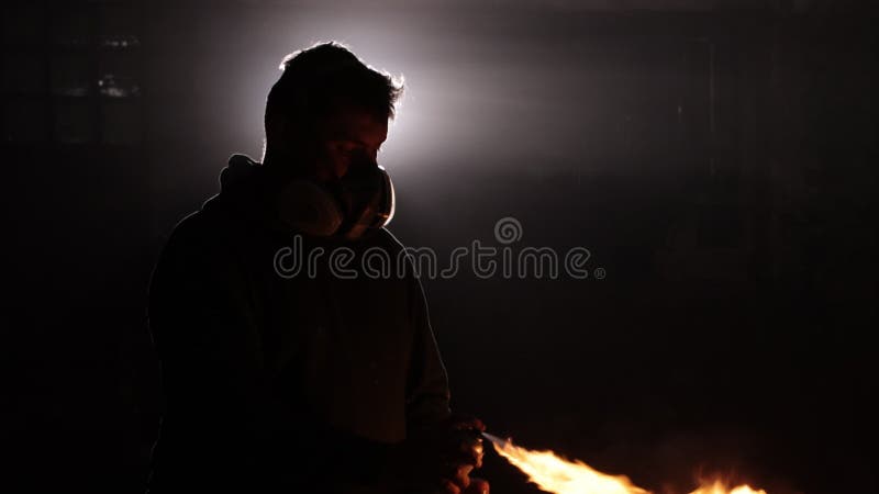 Flame Art, Safety Precautions, Fire Expression Stock Video - Video of ...