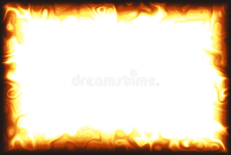 Flame Border stock illustration. Image of fire, background - 2124434