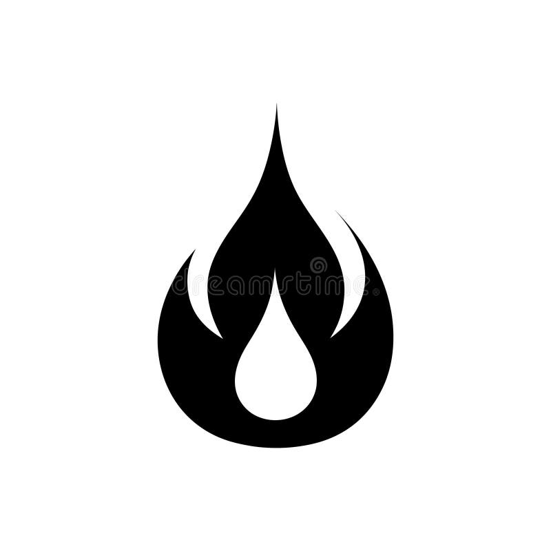 Flame burst flame icon stock vector. Illustration of explosion - 306213628