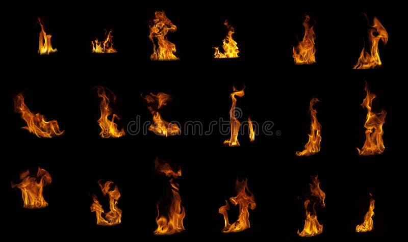 Fire Flumes stock photo. Image of detail, fiery, flammable - 6811780
