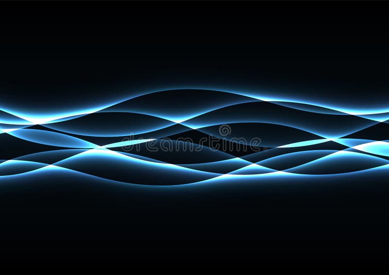 Flame Curve Layer Abstract Background Stock Vector - Illustration of ...