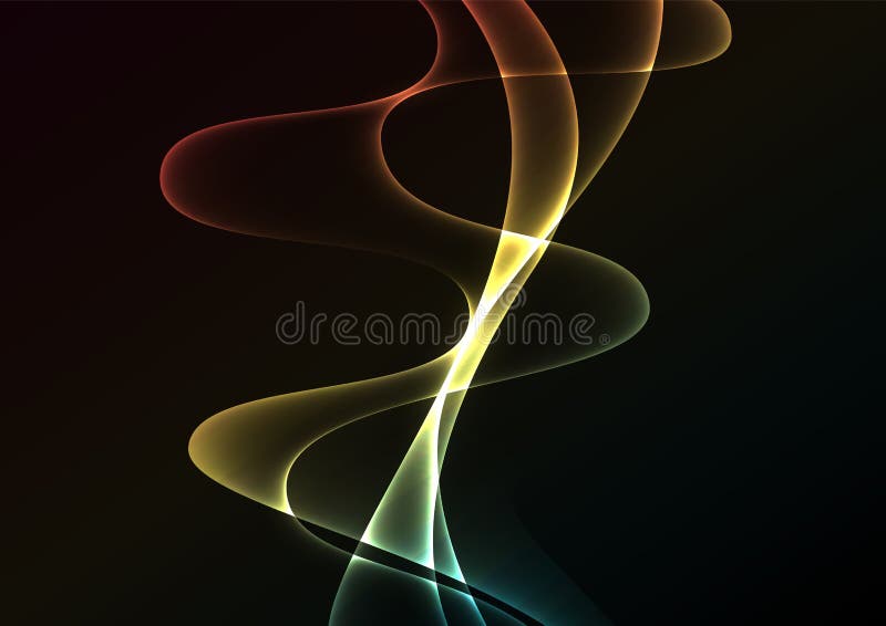 Flame Curve Layer Abstract Background Stock Vector - Illustration of ...