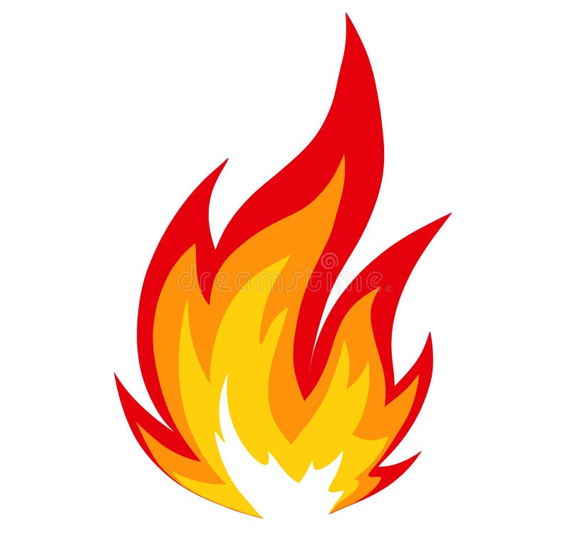 Flame Drawing , from Yellow Orange and Red Stock Photo - Illustration ...