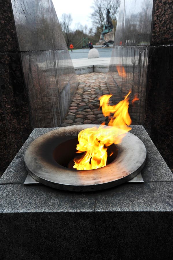 Flame eternal flame editorial stock image. Image of grave - 75176039