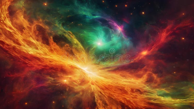 Flame Explod Background, Generative Ai Illustrator Stock Illustration ...