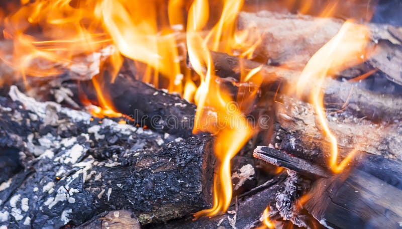 Flame of Fire Burning in the Brazier Stock Photo - Image of brazier ...