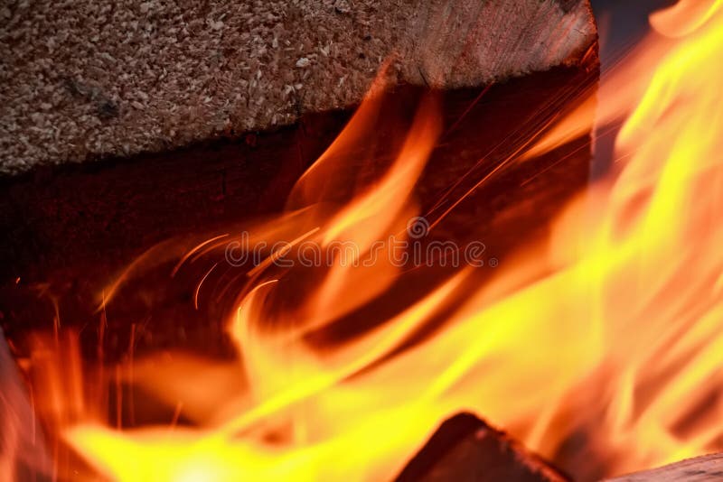 Flame fire close-up stock photo. Image of furnace, hell - 93462326