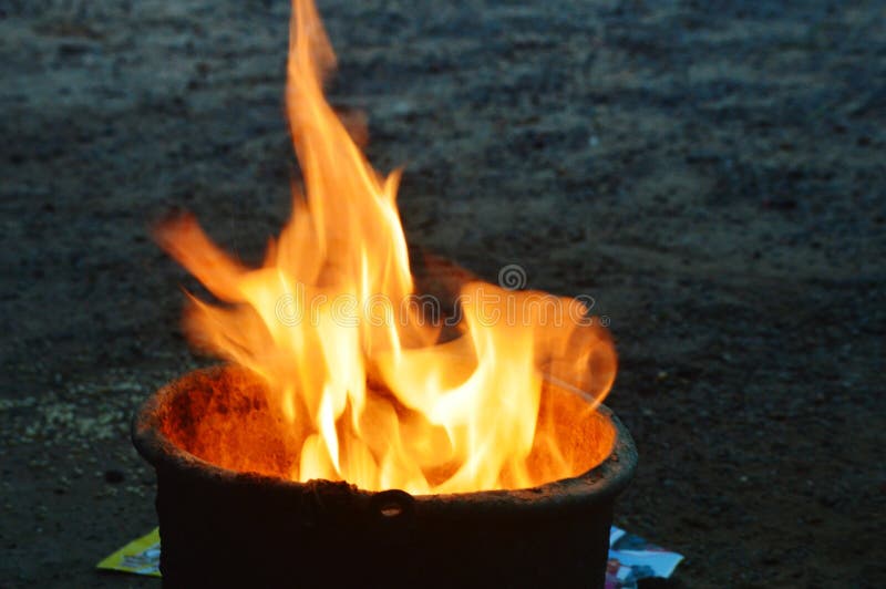 Flame stock image. Image of fire, evebright, flame - 117545755