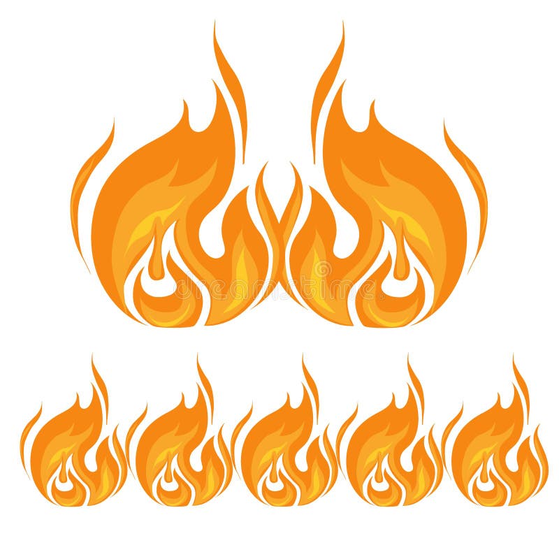 Flame or Fire Pattern Vector Eps File, Printable and Editable Vector ...