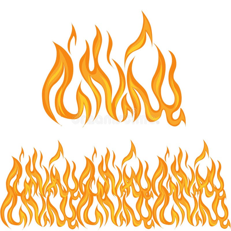 Flame or Fire Pattern Vector Eps File, Printable and Editable Vector ...