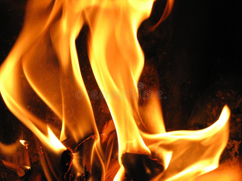 Flame of fire stock photo. Image of campfire, lighting - 257437282
