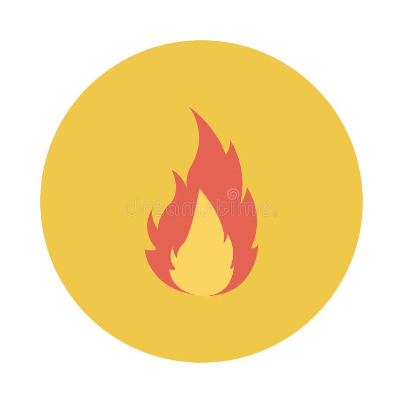 Flame stock vector. Illustration of fire, flat, direction - 102172558